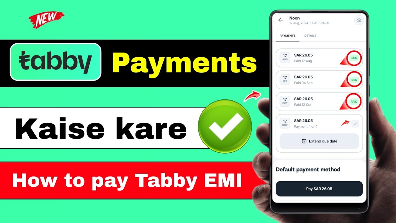 Tabby payments new method | Tabby kist kaise bhare | how to pay tabby ...