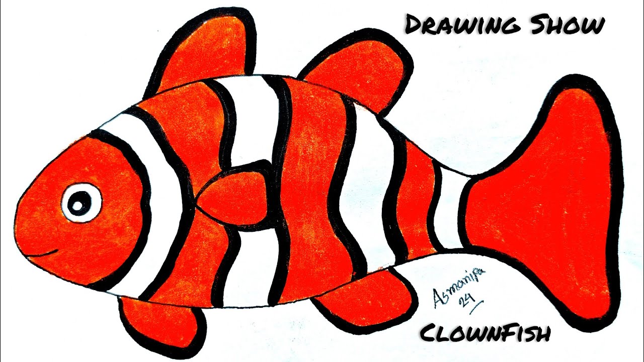 Fish Drawing Easy || How To Draw Fish Step by step for beginners ...