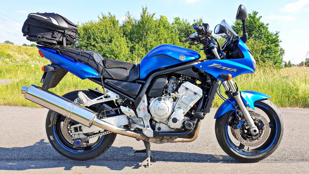 Yamaha FZS 1000 Fazer wrapped with APA Super Candy Blue - YouTube