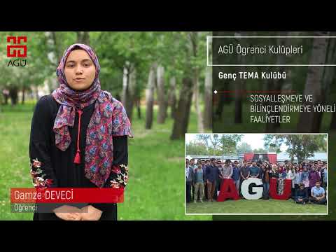 AGÜ'de Sosyal Yaşam ve Kulüpler / Genç Tema Kulübü - Gamze Deveci