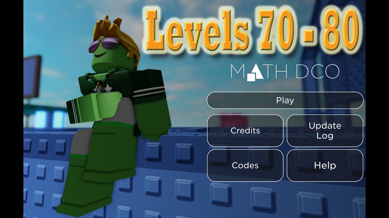 Math Obby DCO Grade 7 Levels 70 to 80 - YouTube