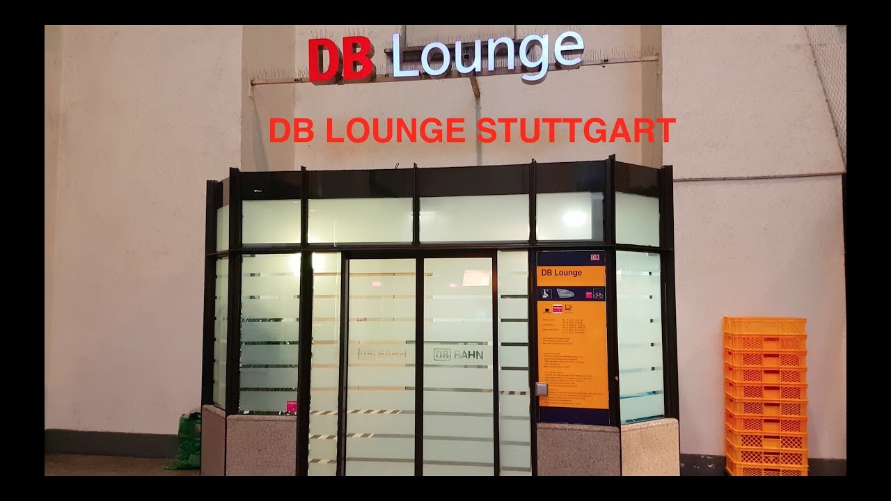DB LOUNGE STUTTGART DEUTSCHE BAHN 1. CLASS REVIEW [4K] [HD] - YouTube
