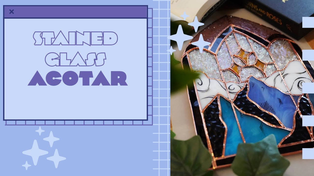 ACOTAR: Stained Glass Cutting Velaris The City of Starlight Pattern ...