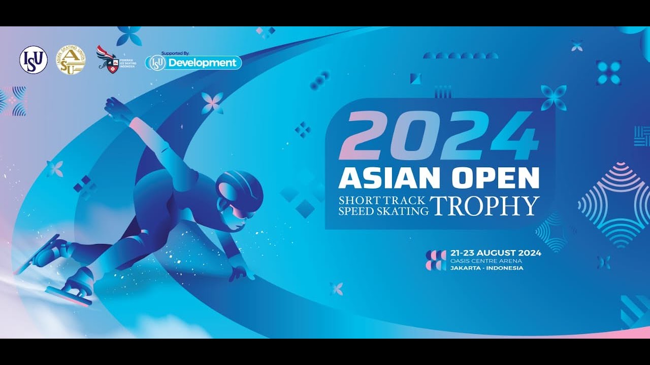 Day 2 - Asian Open Short Track Speed Skating Trophy 2024 - Indonesia ...