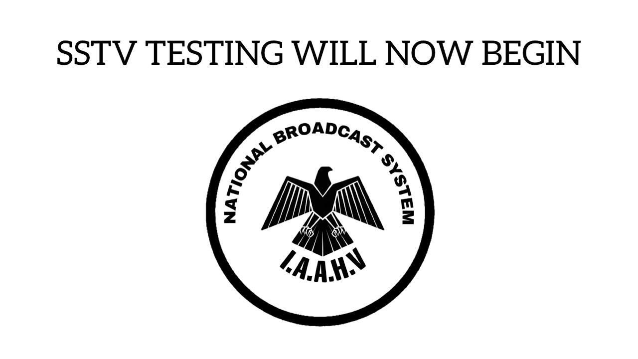 SSTV BROADCAST TEST - YouTube