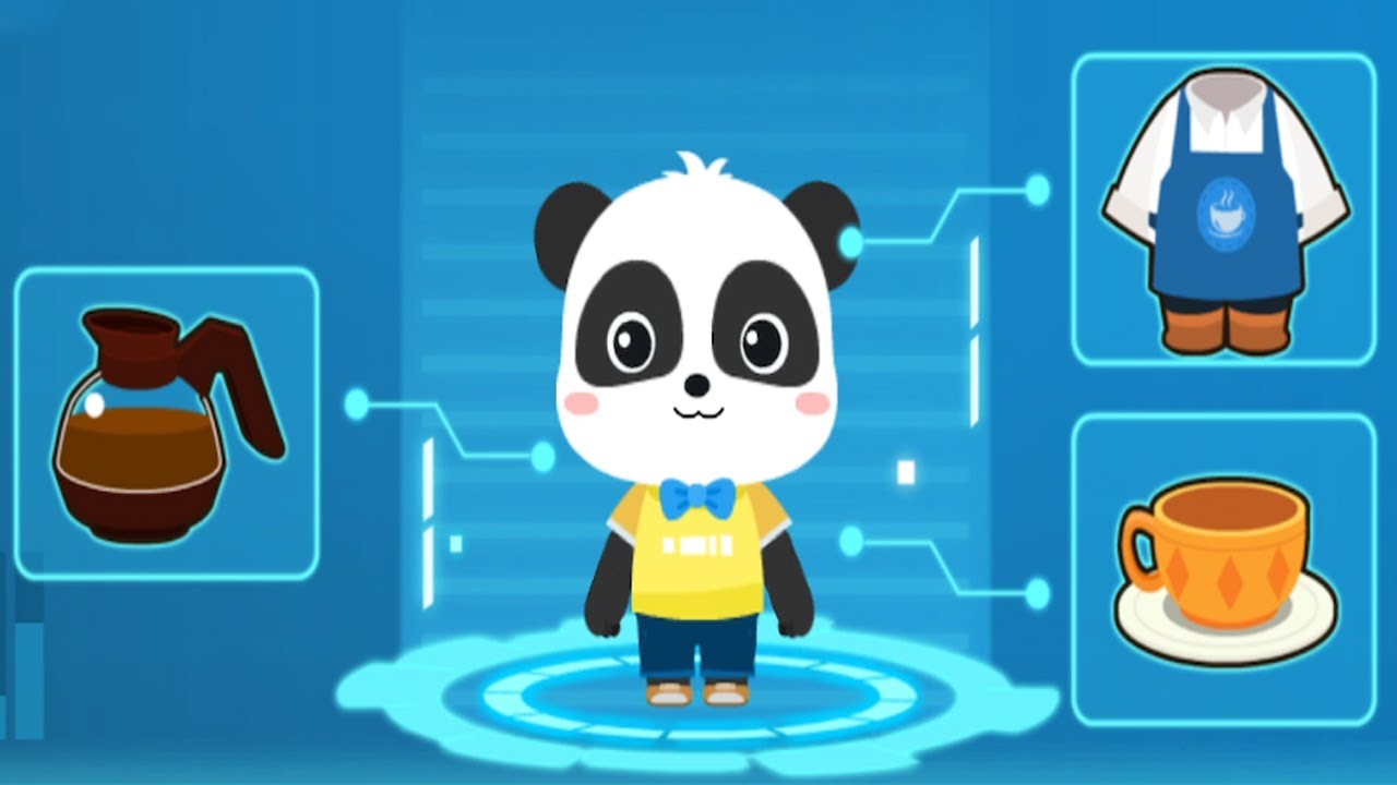 Little Panda Became a Cafe Manager - Play and Make Coffee and Desserts ...