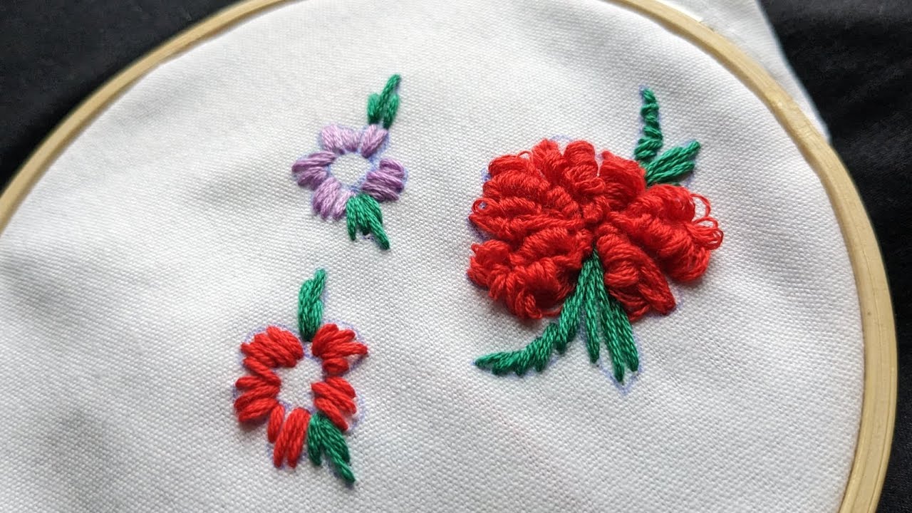 best basic Embroidery for Beginners // Embroidery video #embroidery ...