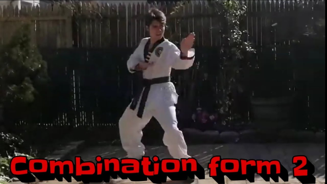 Taekwondo form - Combination form 2 tutorial and demonstration - YouTube
