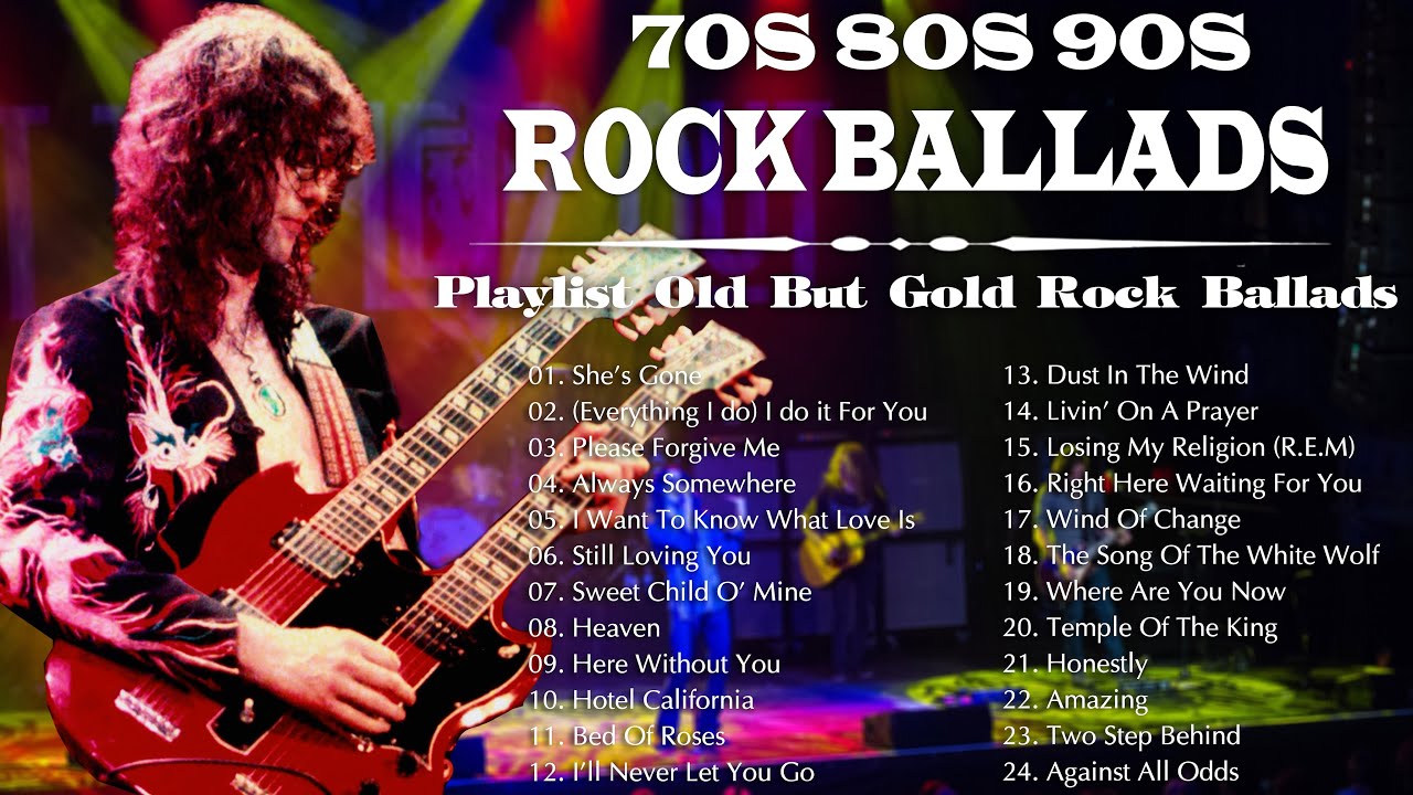 The Best Of Slow Rock 80s 90s - Slow Rock Ballads Songs - YouTube