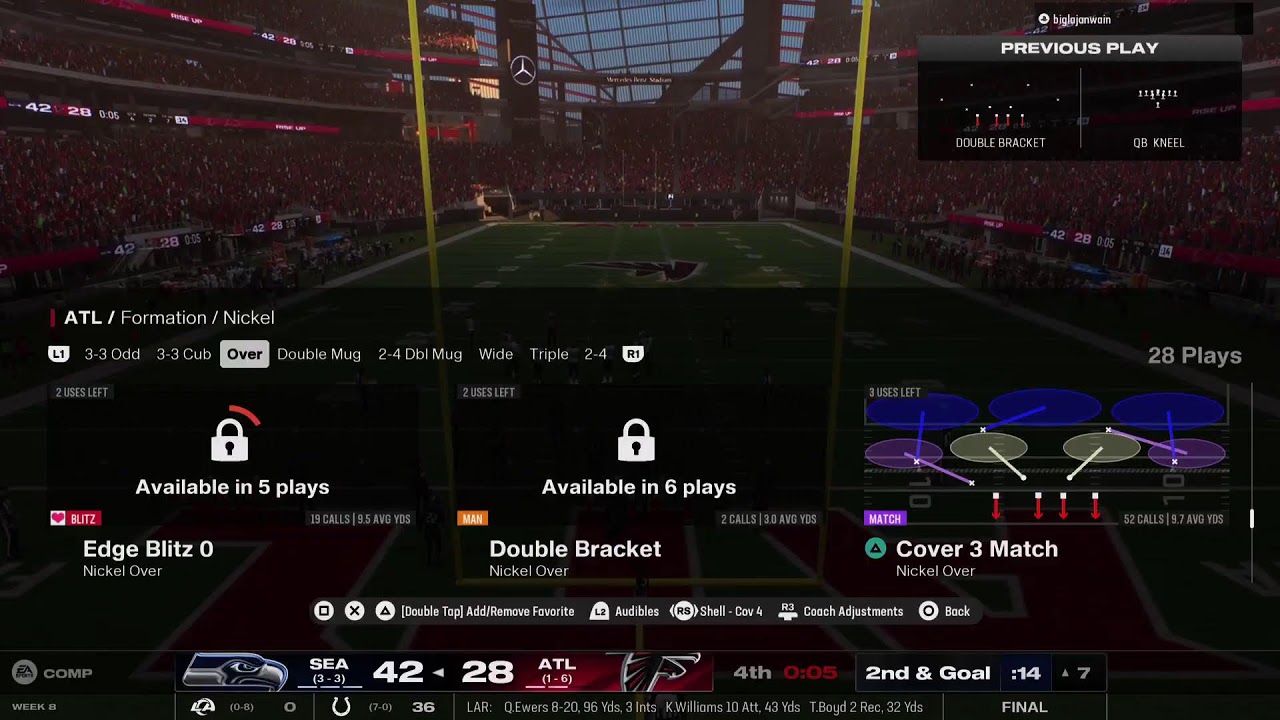 SEA vs ATL S2W8 TSS - YouTube