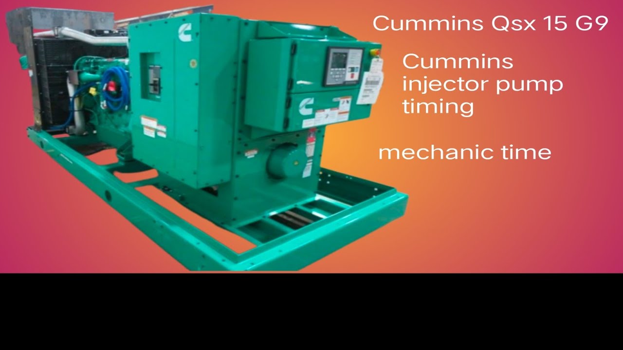 Cummins Qsx15 g5. cummins injector pump timing.mechanic time . mechanic ...
