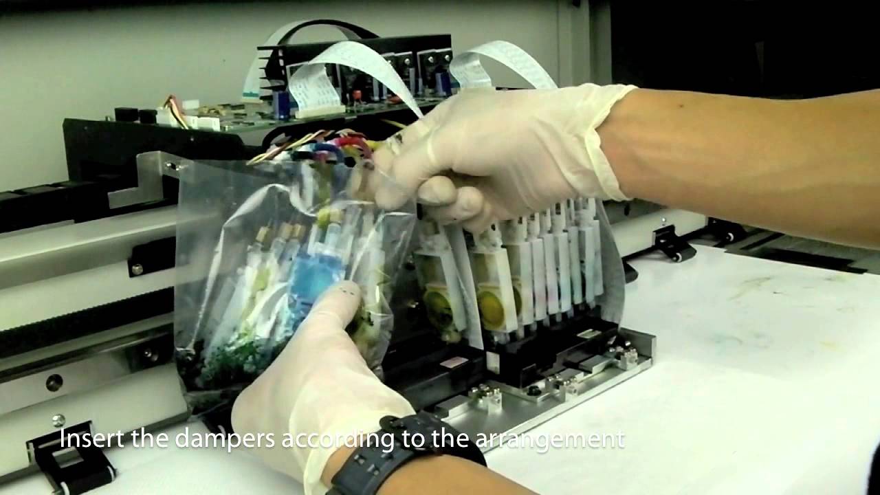 [ Digitex ] E5i - How To Install Print Head - Print head Installation ...