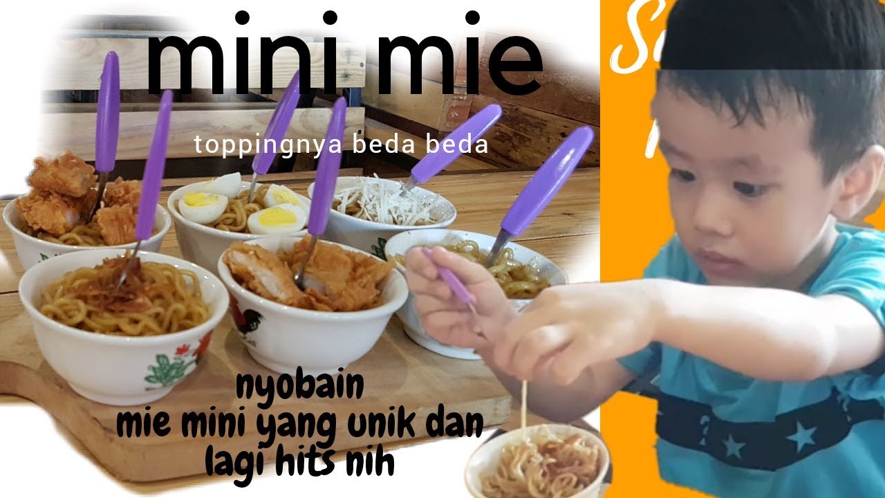 Mini mie II Nyobain Mie mini yang paling unik dan lagi hits sekarang ...
