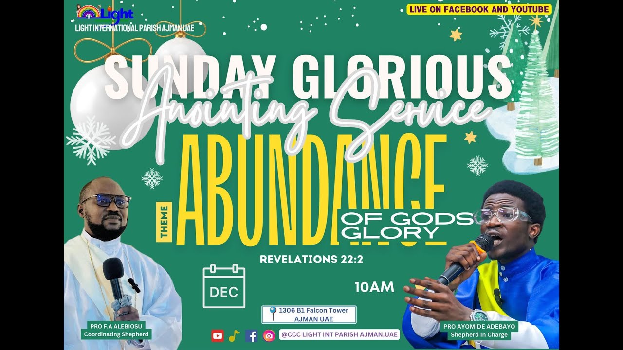 SUNDAY'S GLORIOUS SERVICE - YouTube