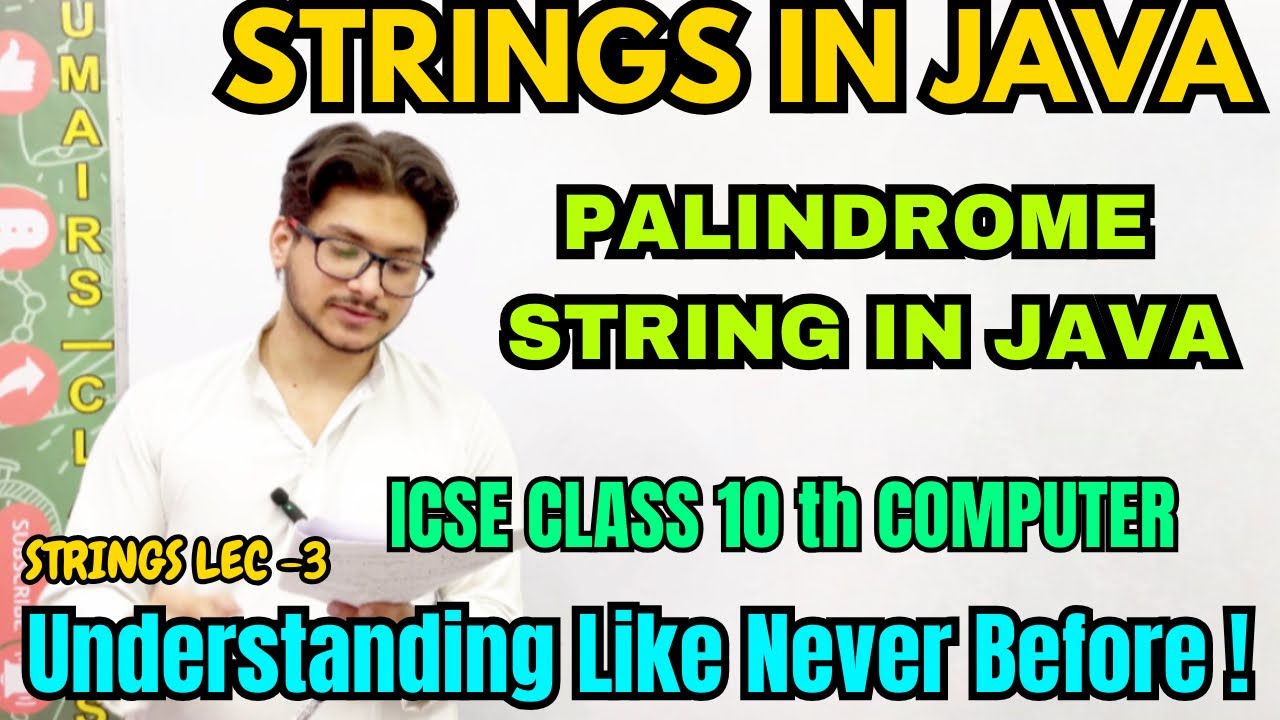 Palindrome String In Java Icse Class 10 Computer Java Program To 0317