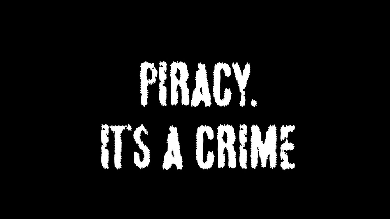 Piracy Is A Crime Advert - College Project - YouTube