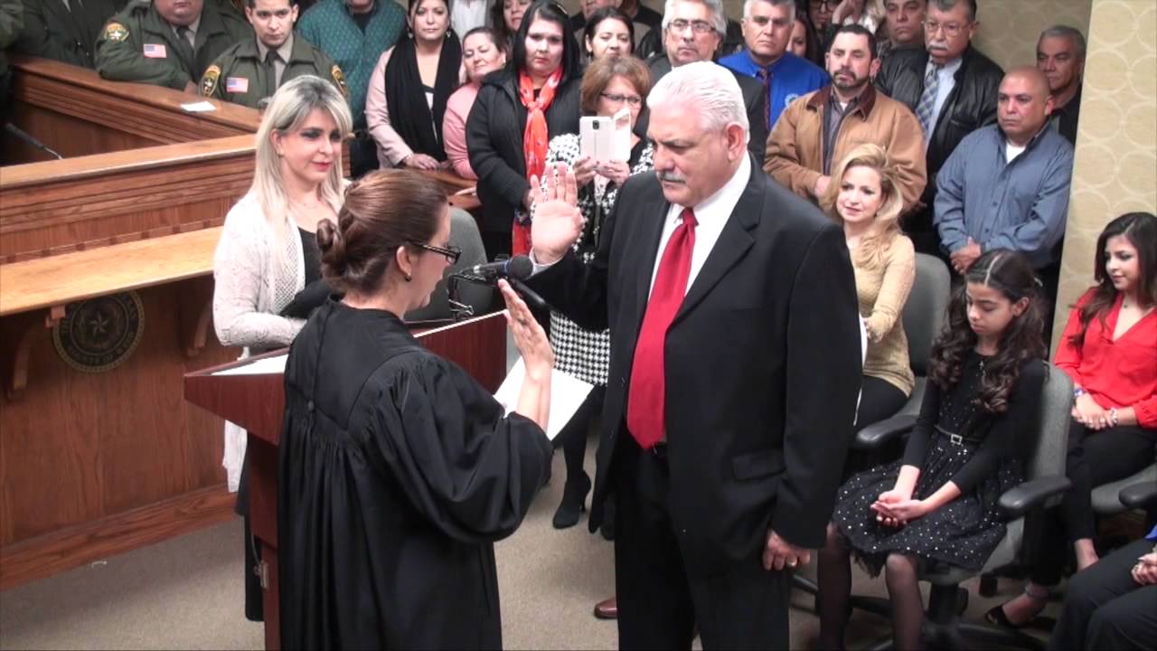 Judge Jose "Pepe" Salinas Swearing In Ceremony January 1st, 2015 - YouTube
