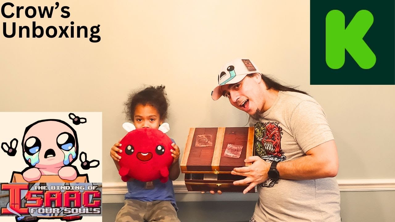 Crow's unboxing The binding of Isaac Four souls Requiem Kickstarter ...