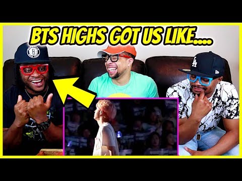 BTS HIGH NOTES & FALSETTOS COMPILATION REACTION!!