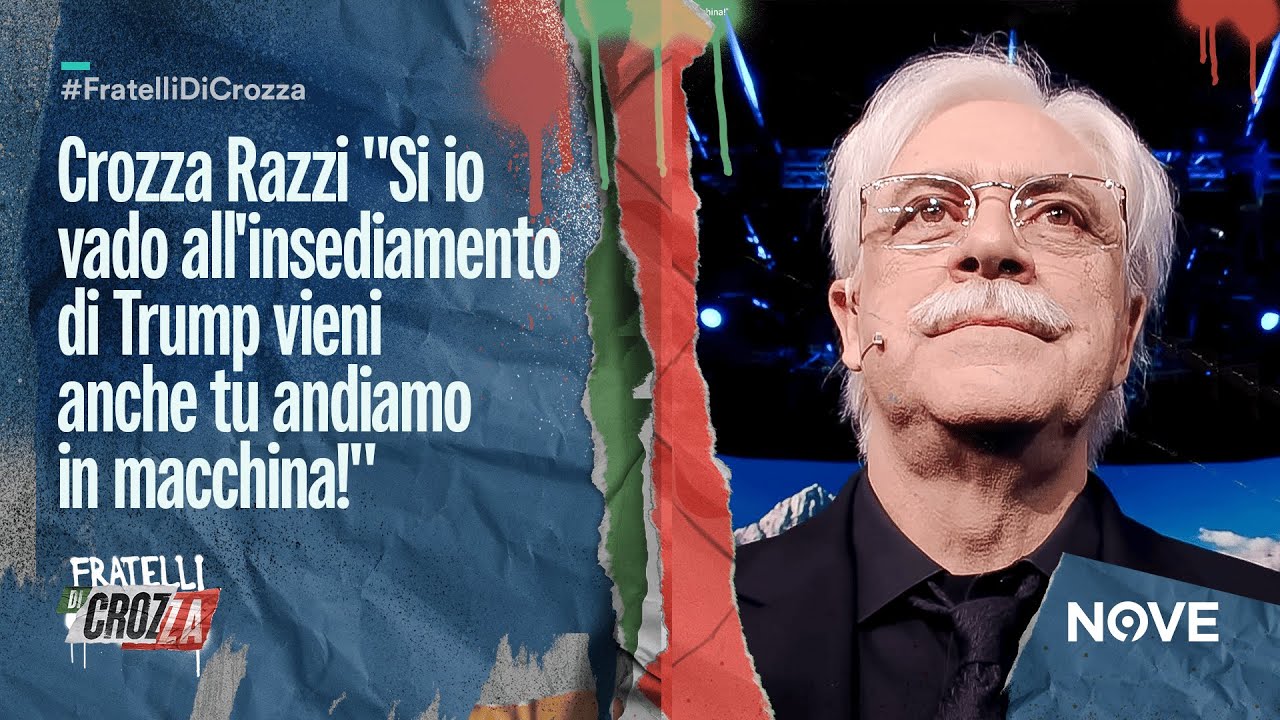 Crozza Razzi "Si io vado all'insediamento di Trump vieni anche tu ...