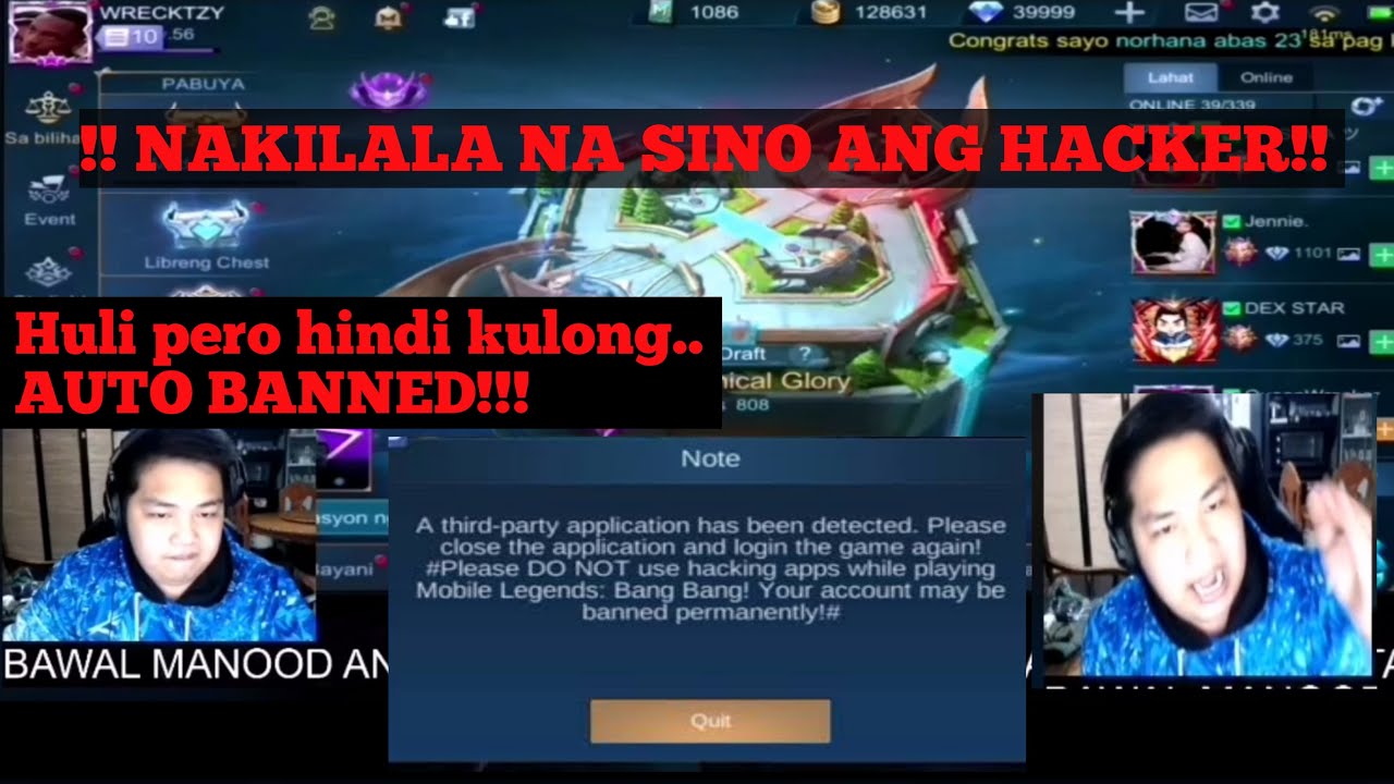 WRECKER na Hack Ang ML Account | Nakilala na Sino Ang Hacker - YouTube