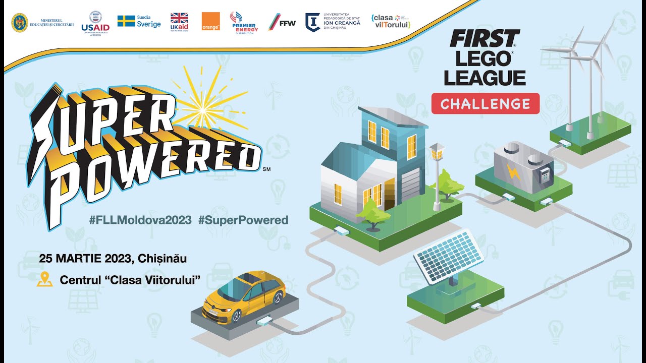 FIRST LEGO League Challenge Moldova 2023 #SuperPowered - Finala - YouTube