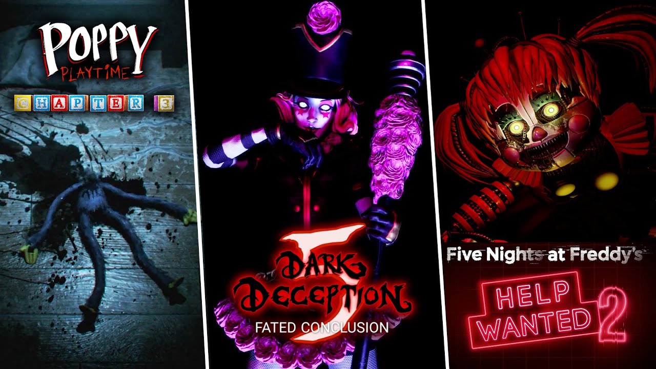 Dark Deception Chapter 5 Soon, Poppy Playtime Chapter 3 Delay? & FNAF ...