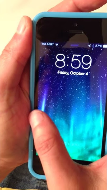 iOS 7 lock screen bug - YouTube