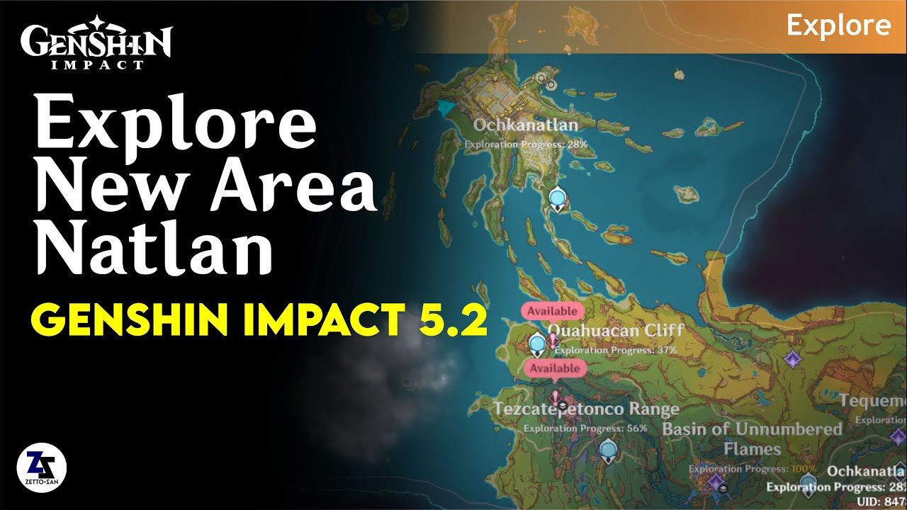 Find Chests in New Natlan Map 5.2 - Genshin Impact - YouTube