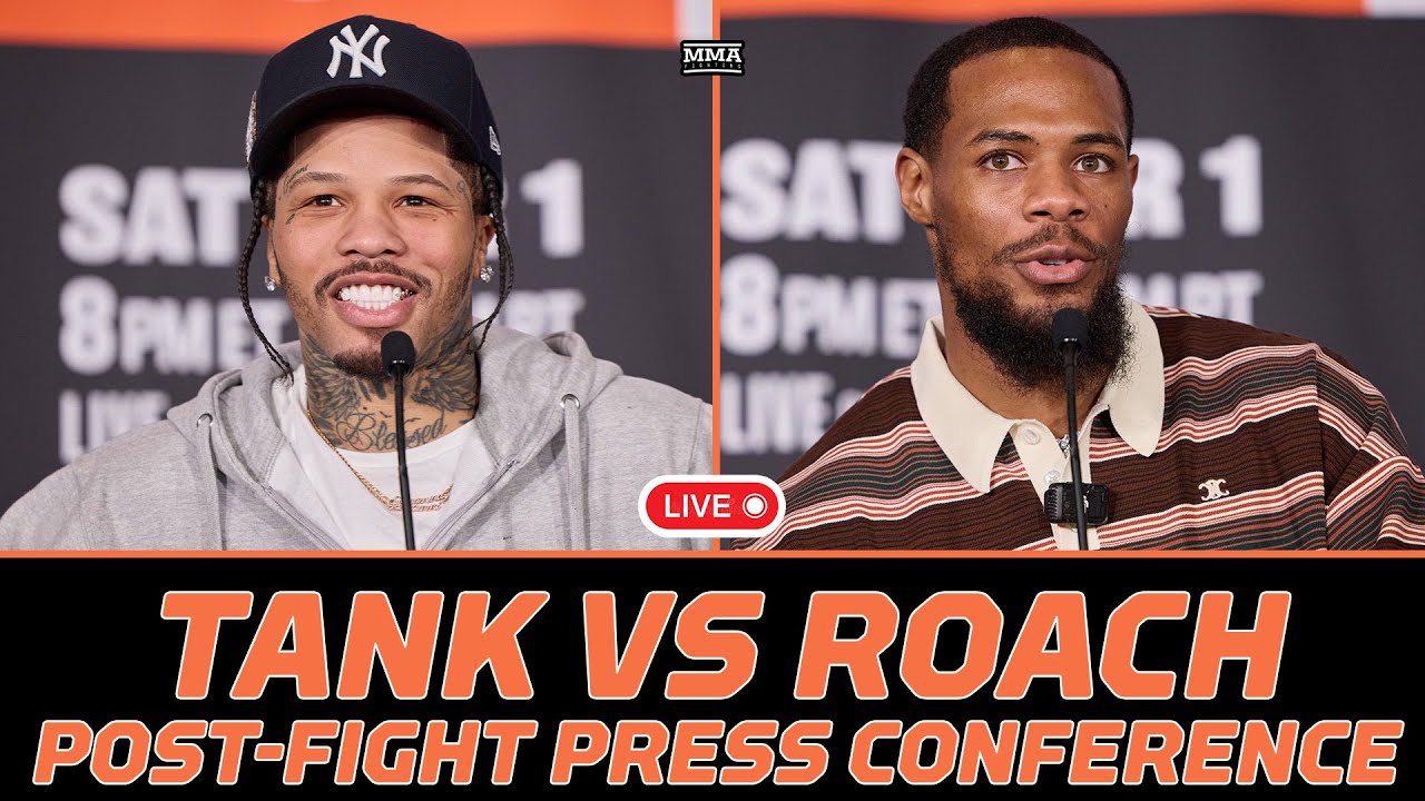 Tank vs. Roach POST-FIGHT PRESS CONFERENCE | MMA Fighting - YouTube