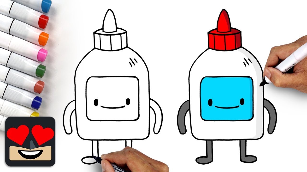 How To Draw Sticky Glouie | YouTube Kids - YouTube