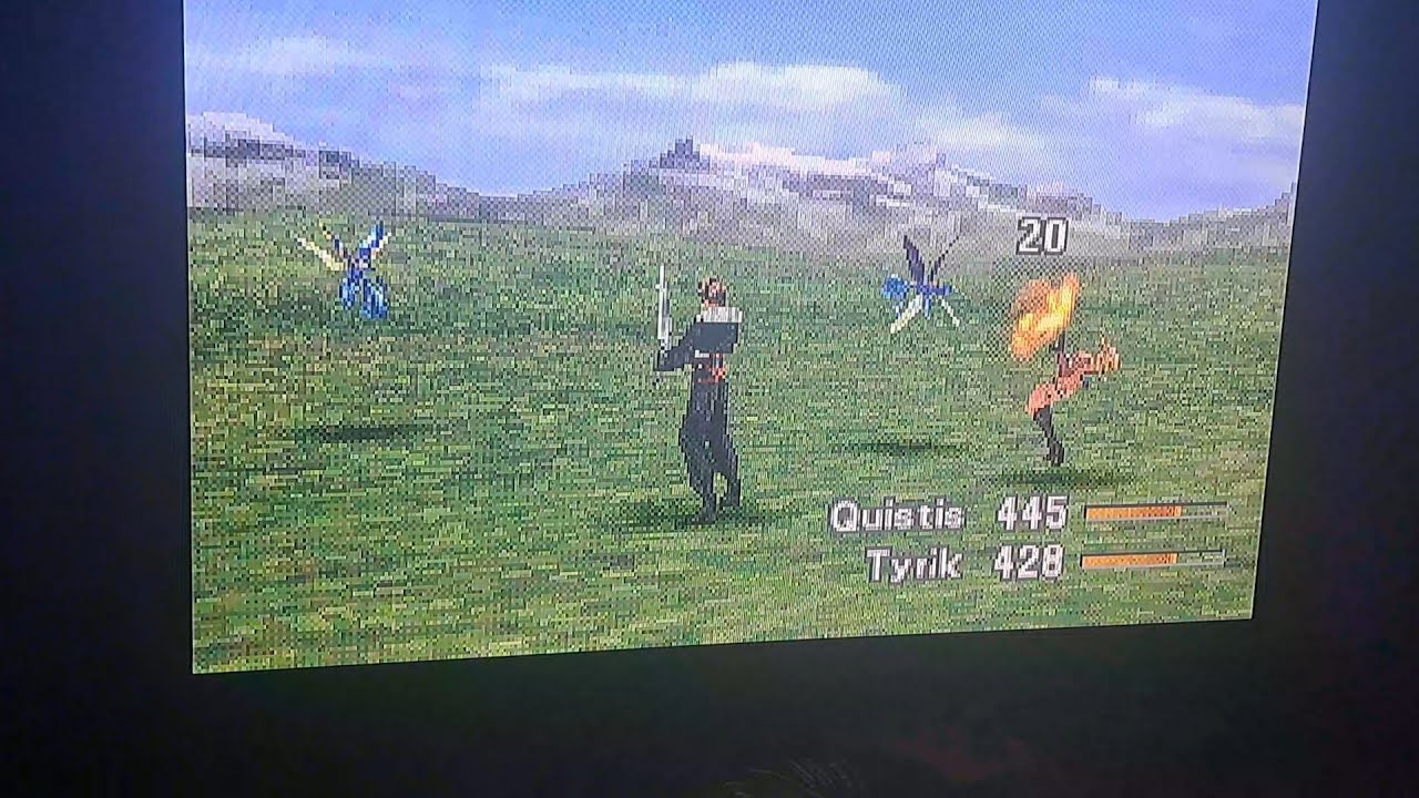 Final Fantasy VIII Giant Insect Multi Stinger Attacks on Quistis Battle ...