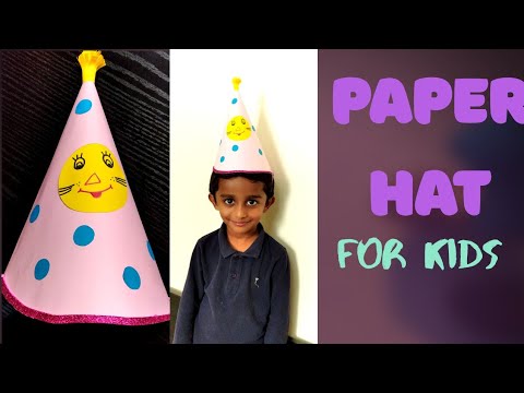 How To Make A Birthday Cap At Home || DIY Party Cap Ideas || Paper Cap ...