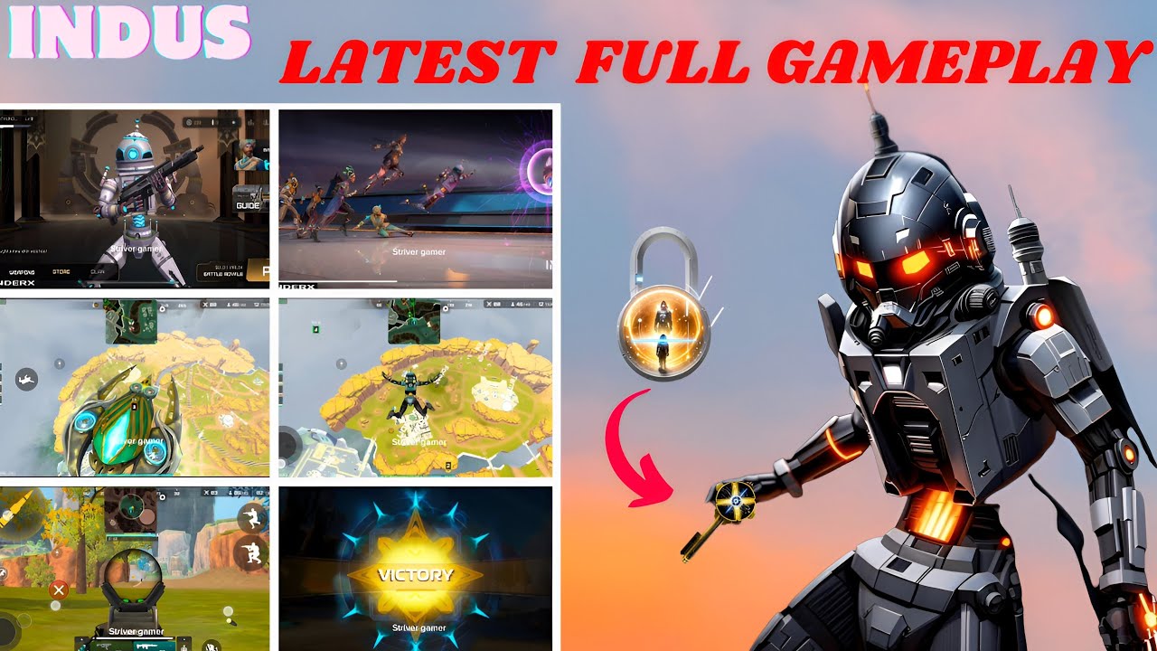 Indus latest full gameplay 🤩| Indus gameplay |Indus battle royale ♥️ ...