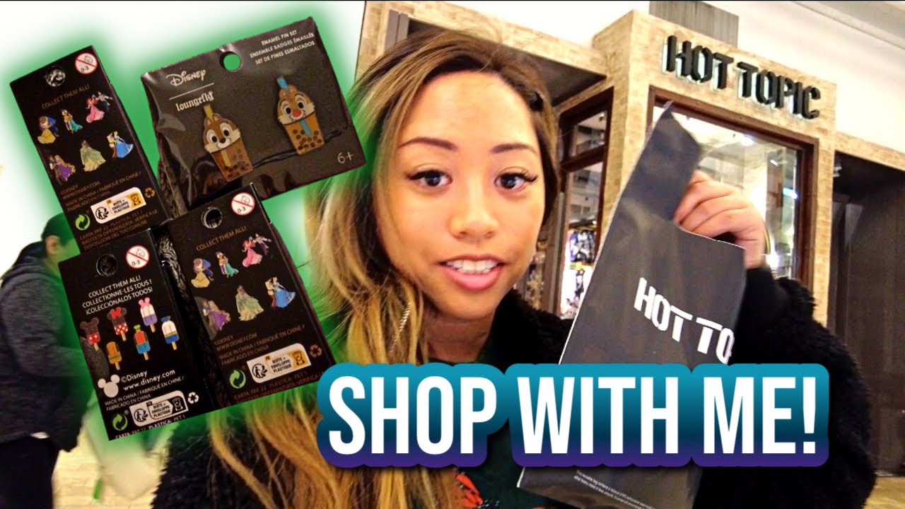 Disney Pins @ HOT TOPIC! | Shop with Me | - YouTube