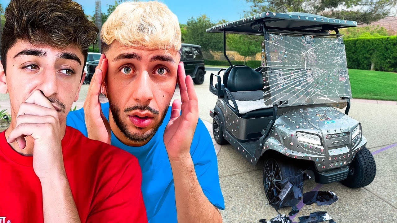 I Crashed my Family's GOLF Cart & They Said This... - YouTube