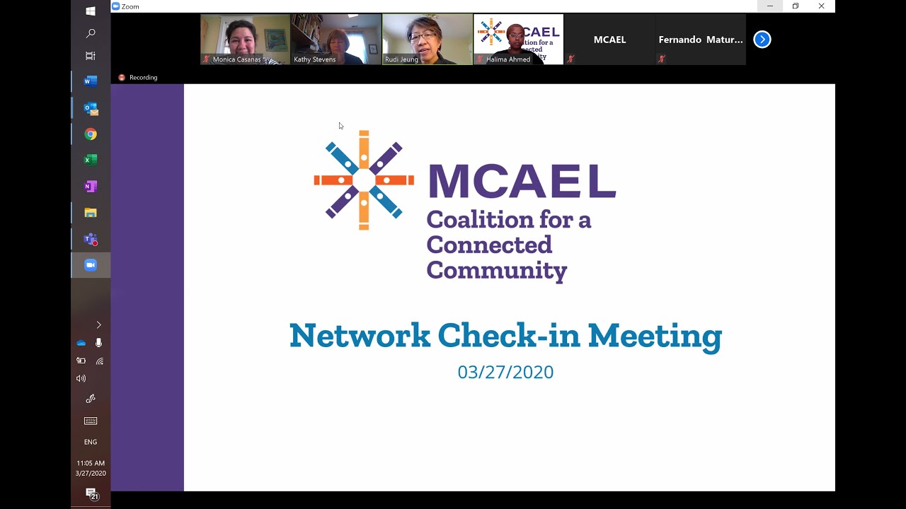 MCAEL Network Meeting March 2020 - YouTube