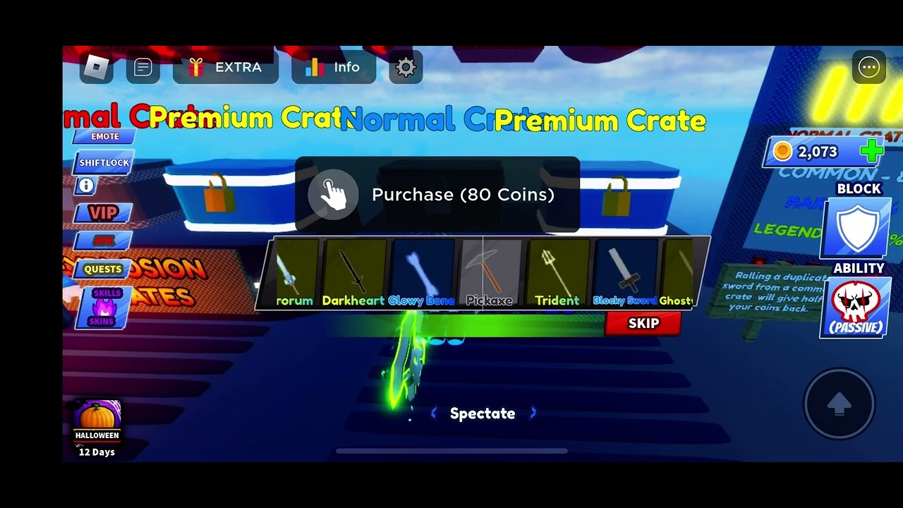 Day 2 of trying to get legendary sword skin in Blade Ball. #bladeball ...