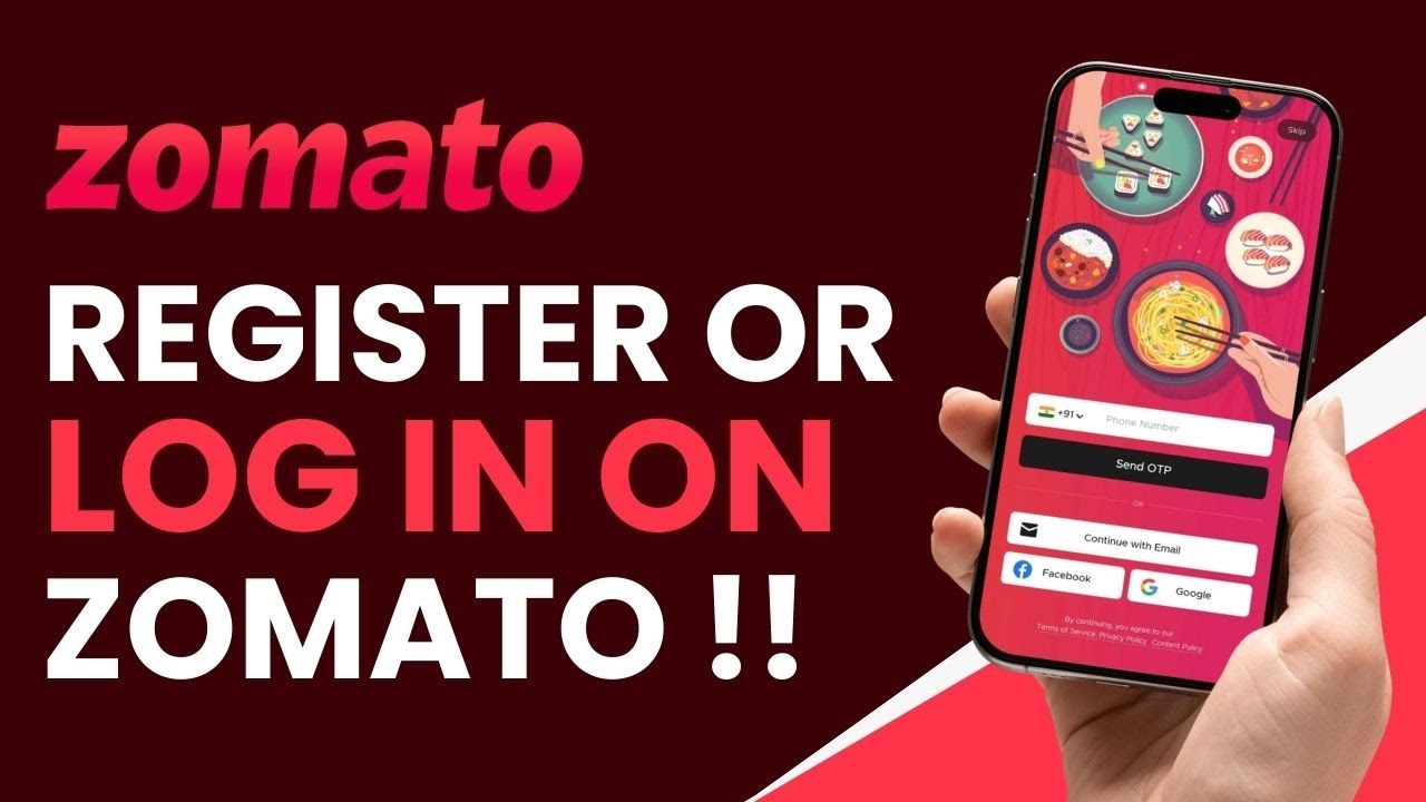 How to Register on Zomato | Login Zomato ! - YouTube