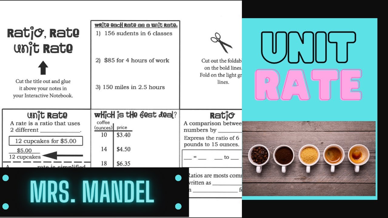unit rate - YouTube