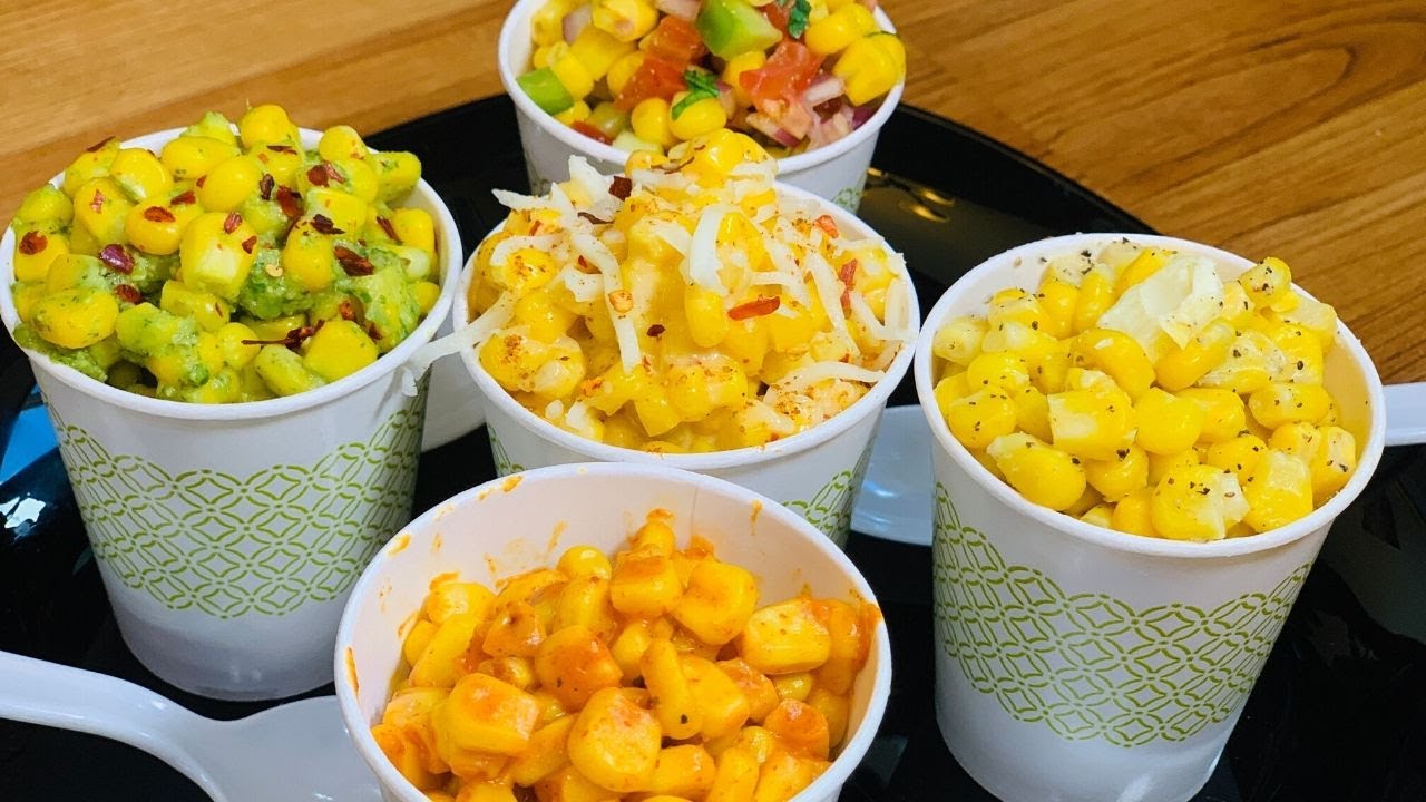 Flavoured Corn | SPICY MASALA CORN | BUTTER CORN | CORN CHAAT | GREEN ...