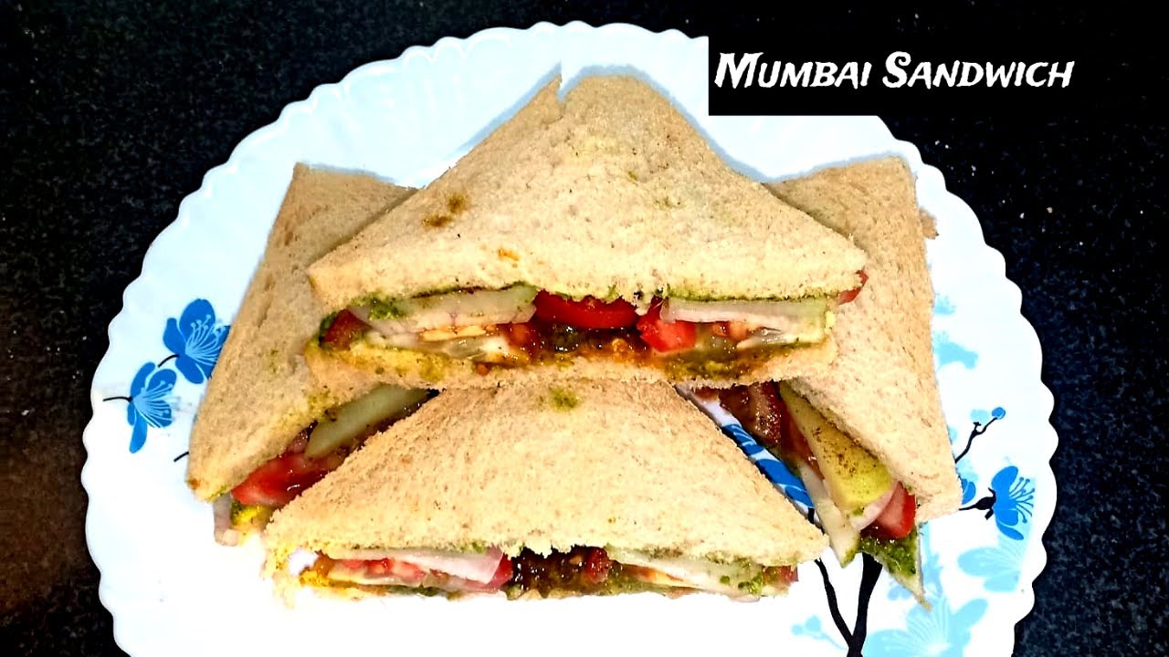 Bombay Style Vegetable Sandwich | Bombay Sandwich Recipe With Green ...