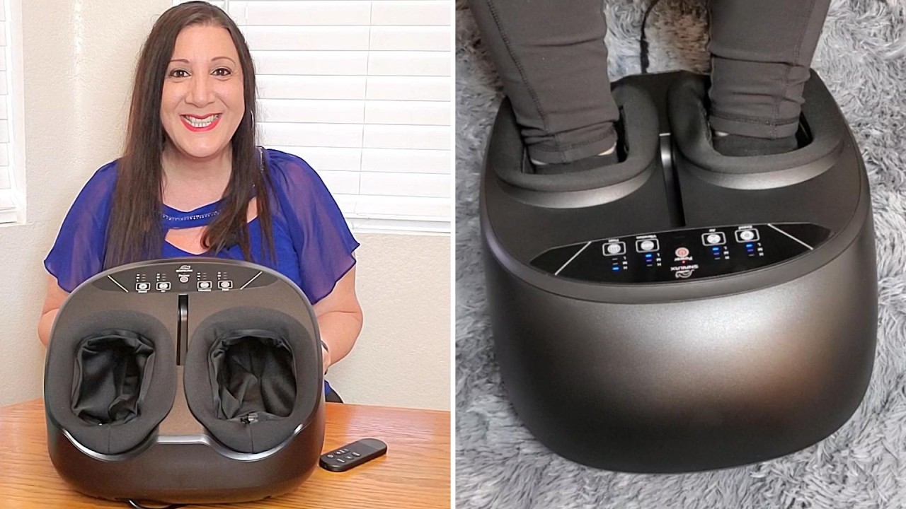 How To Use Foot Massager Machine - Shiatsu with Heat by Snailax - YouTube