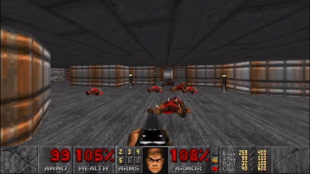 DOOM: E1M7: Computer Station - YouTube