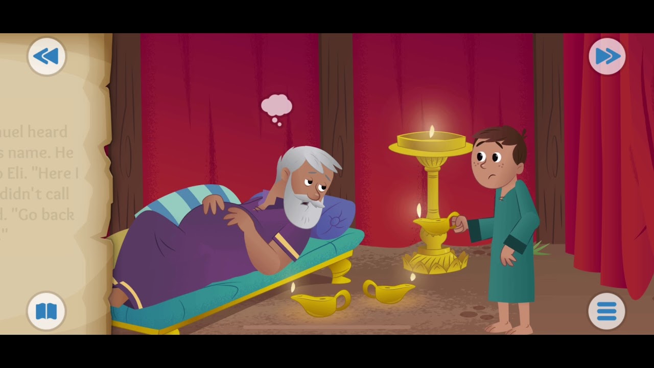 Bible Kid Stories | Sunday School Lesson | #014 | Samuel called by God ...