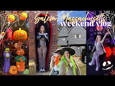 a weekend in SALEM 🎃 *hocus pocus sites, essex street, witch trials, + more!* | Sisters in Salem