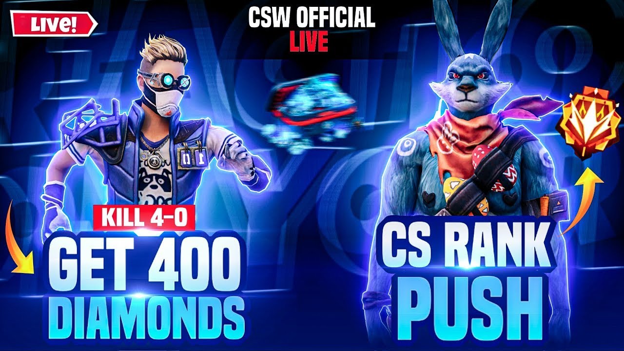 CS RANK PUSH TO GRANDMASTER🤑@NonstopGaming_ @classyfreefire @CSW ...