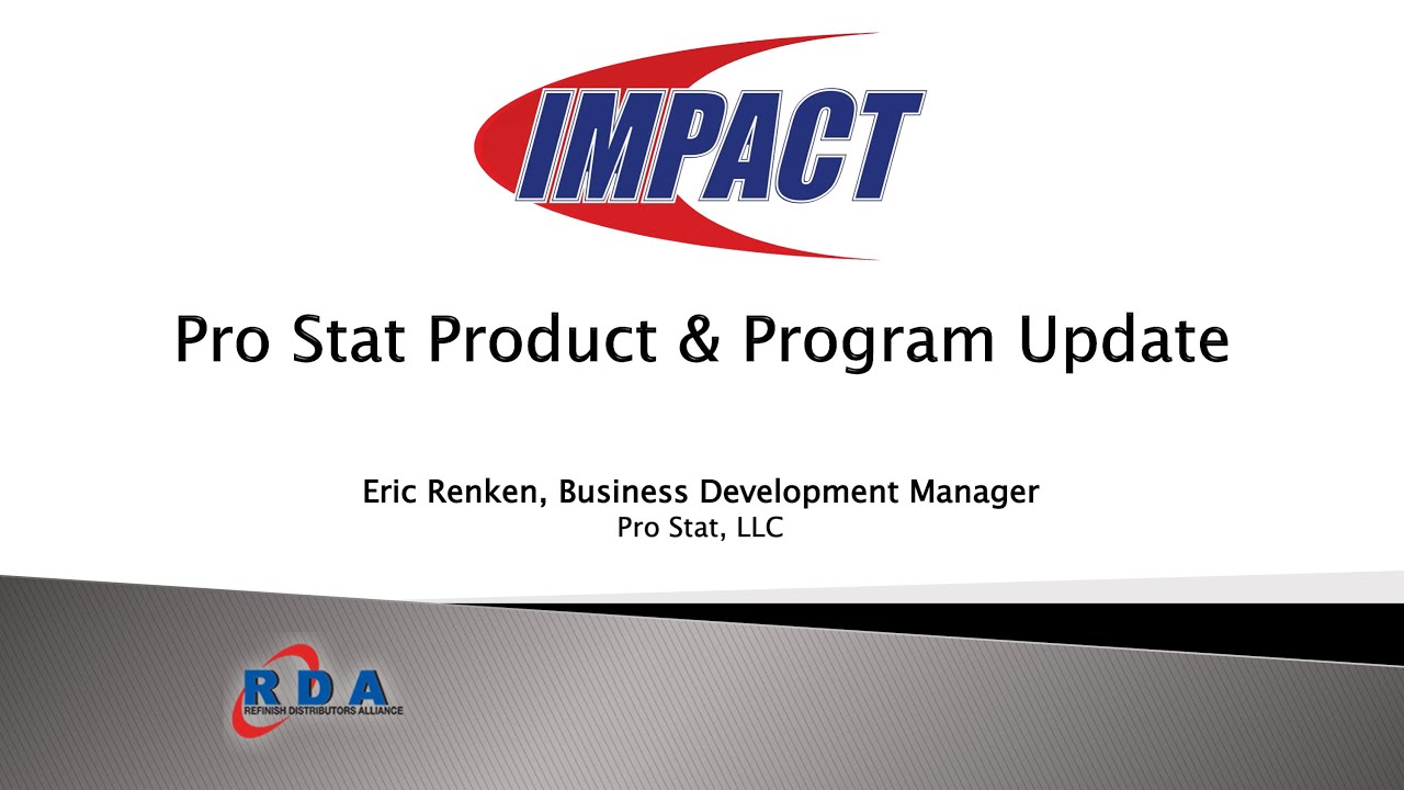 2020 10 Pro Stat Product and Program Update for SHOPS - YouTube