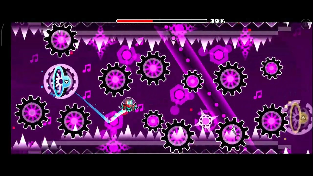 Geometry dash Windy Landscape 75% - YouTube