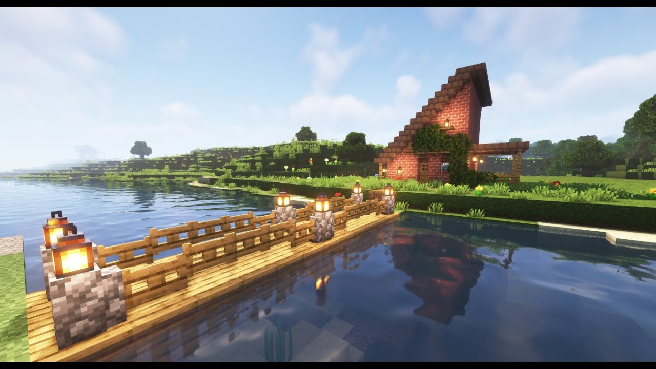 Minecraft | How To Build A Riverside Easy House - YouTube